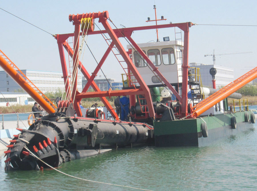 ใบรับรอง ISO 24 นิ้ว เครื่องดักดูดตัดด้วย Spud Carriage และ Anchoring ...